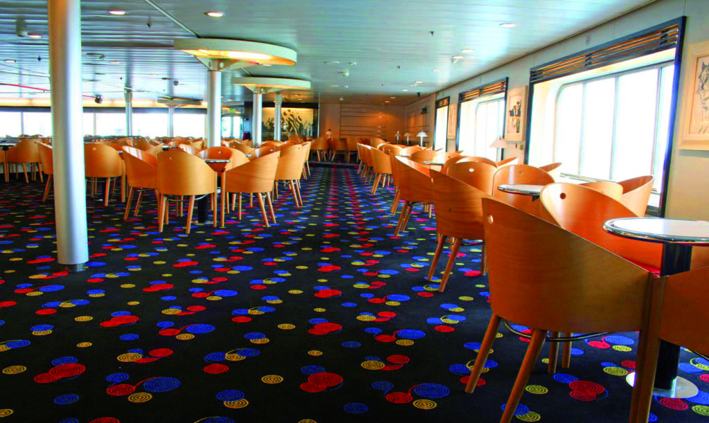 Bar area on the Bretagne – Brittany Ferries