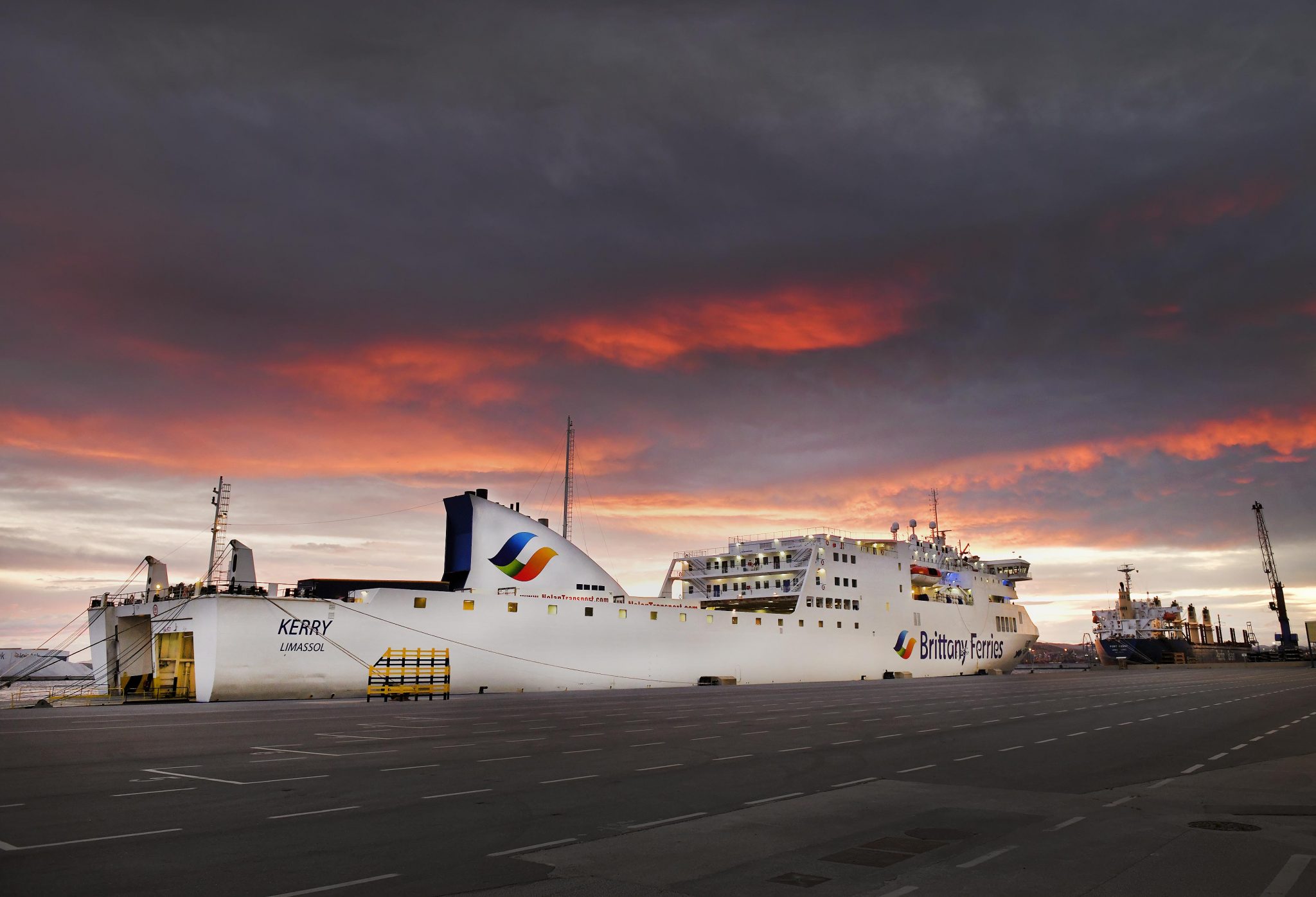 Kerry, docked in Bilbao © Port of Bilbao – Brittany Ferries