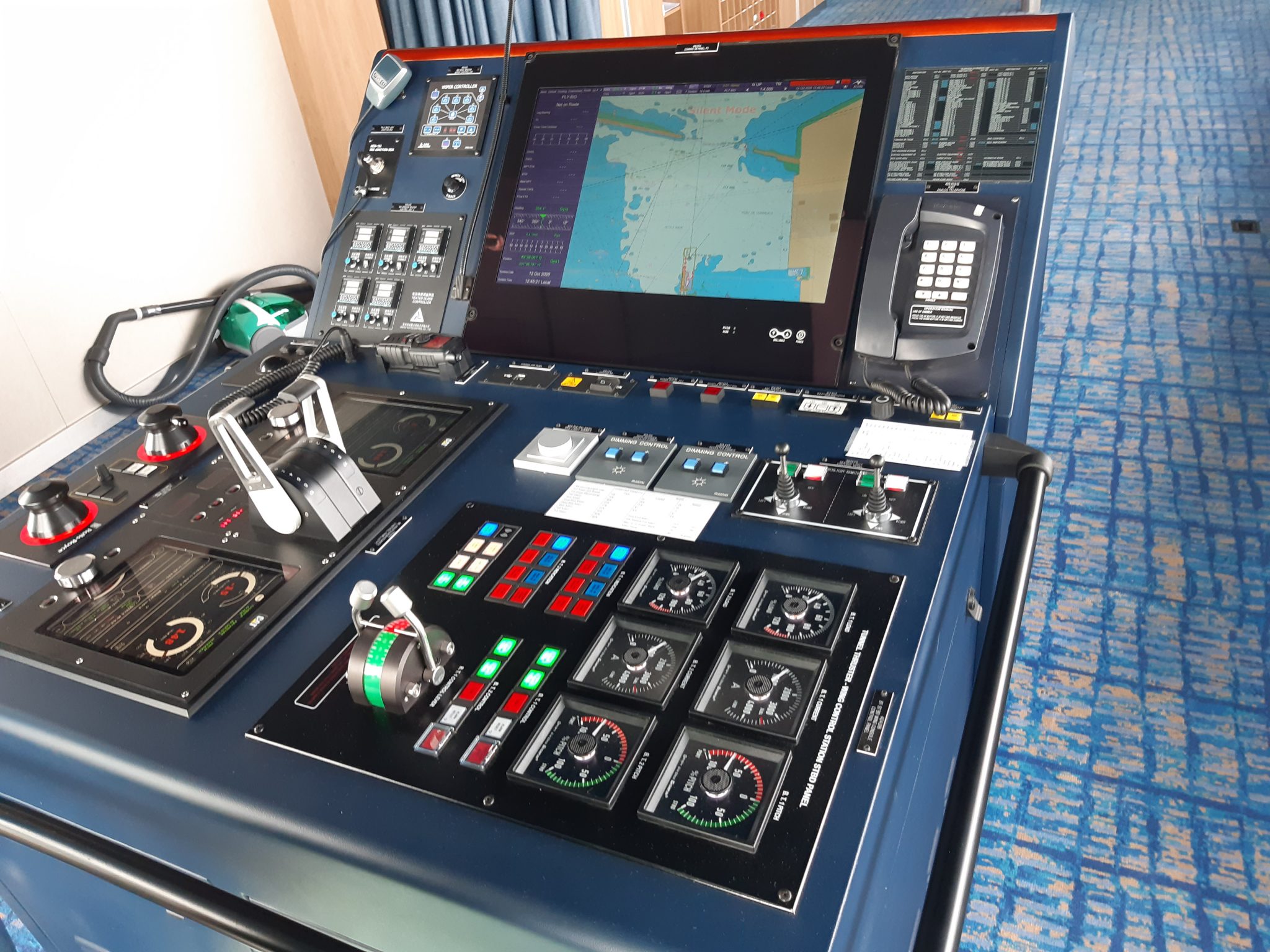 Bridge control command on the wing – Brittany Ferries