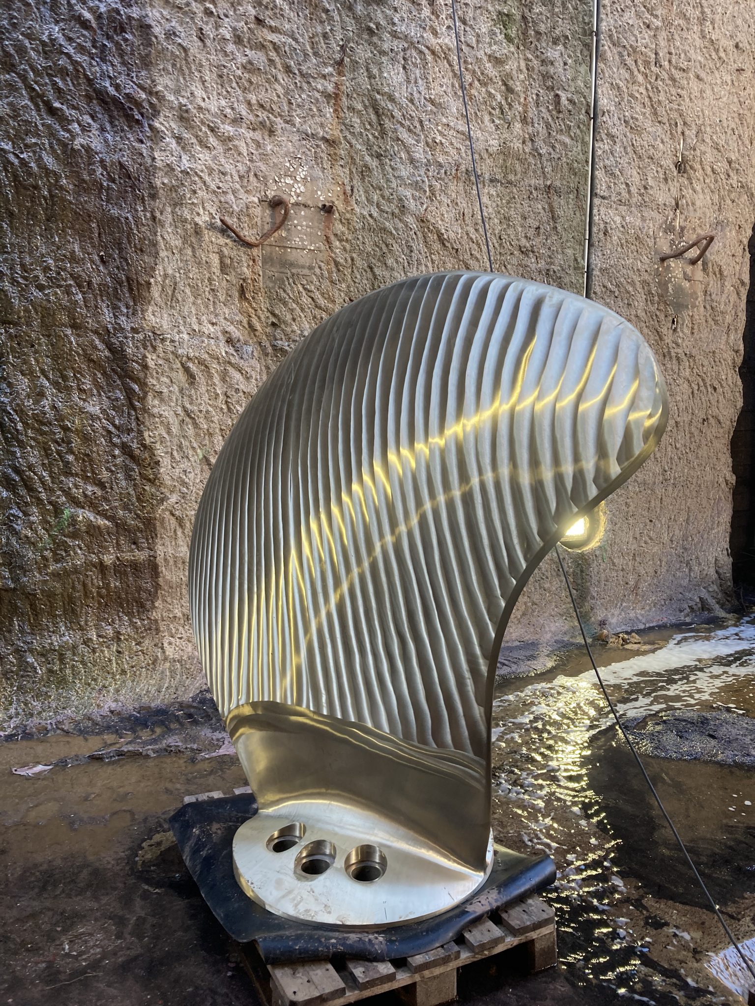 Propellor blade – Brittany Ferries