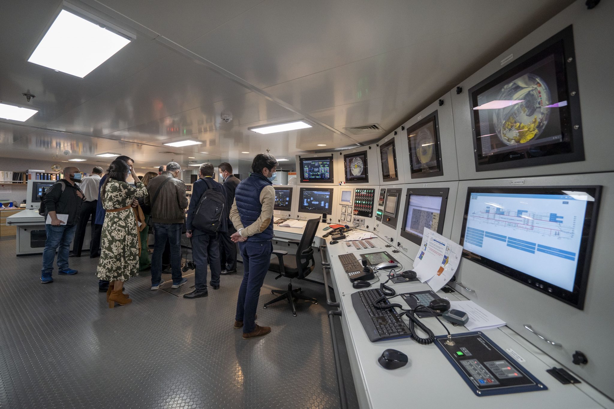 Salamanca Launch Bilbao – engine control room visits – Brittany Ferries