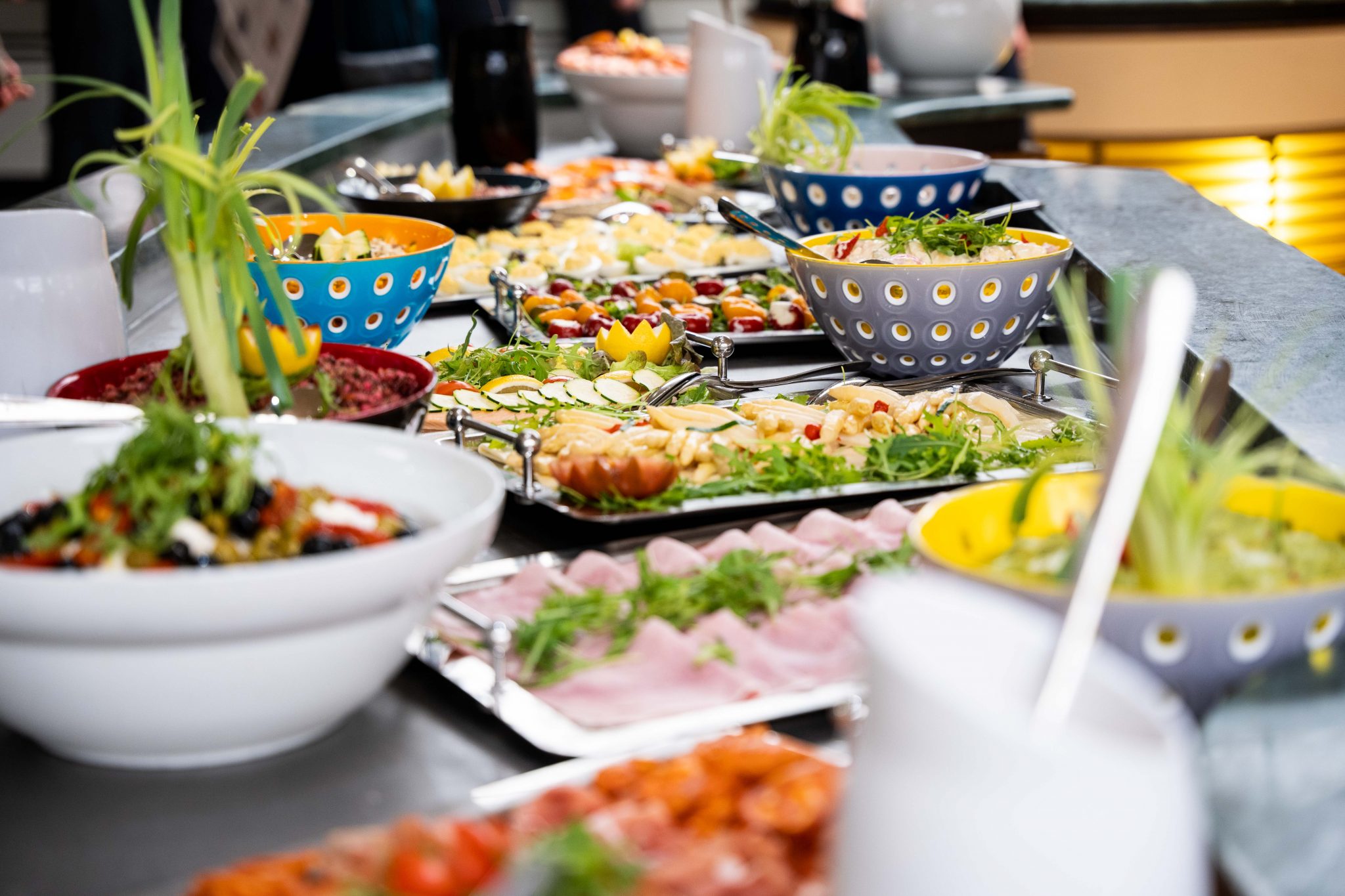Colourful buffet – photo Jess Breheret – Brittany Ferries