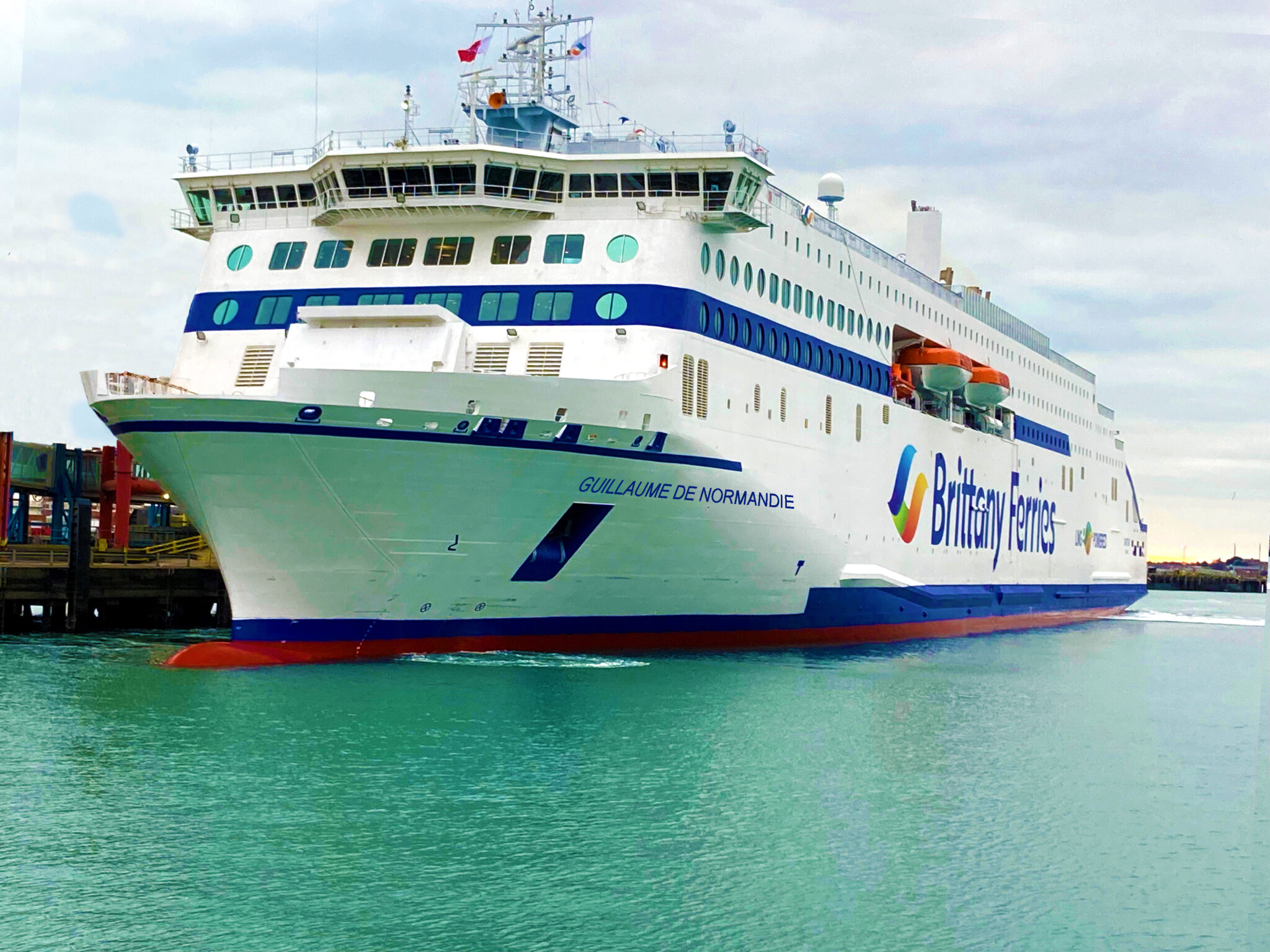 Raise a glass to Guillaume de Normandie, the name for Brittany Ferries ...