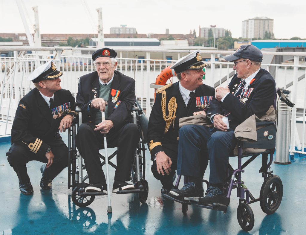 Commander Glenn Higson and Commodore John Voyce Naval Base Commander ...